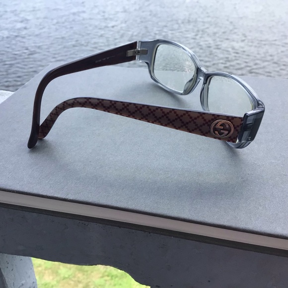 Gucci | Accessories | Gucci Eyewear Eyeglasses Monogrammed Arms And ...